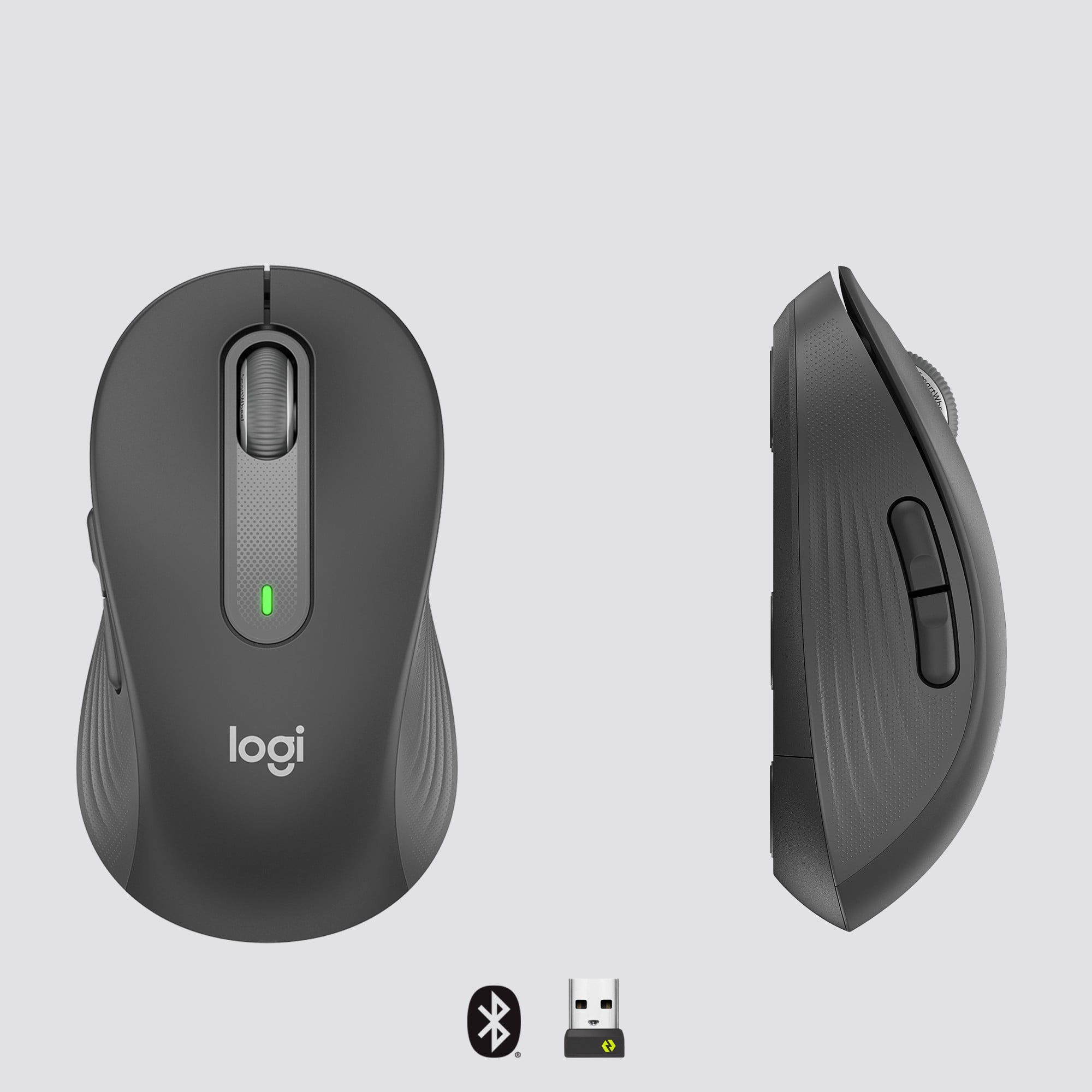 Logitech Signature M650 souris Droitier RF sans fil + Bluetooth Optique ...