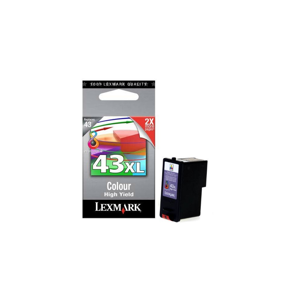 Cartouche couleur haute capacité Lexmark N 43XL (18YX143E) prix Maroc