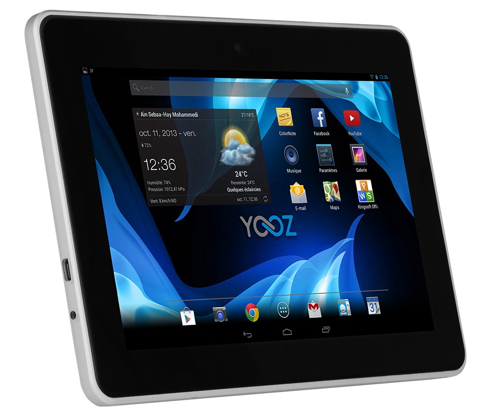 Tablette Yooz MyPad 750 HD 8GB, Wifi prix Maroc