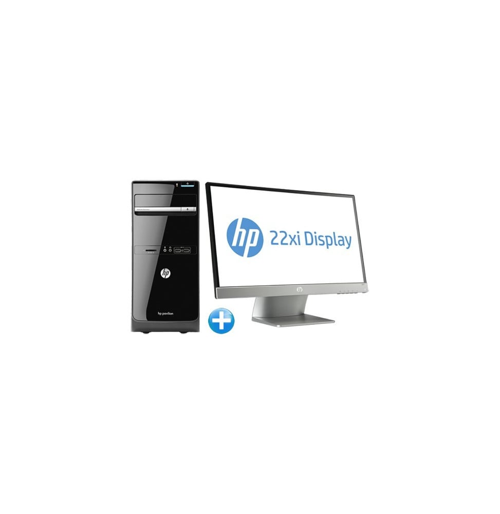 Ordinateur de bureau HP Pavilion p6-2440ekm avec écran LED 22xi prix Maroc