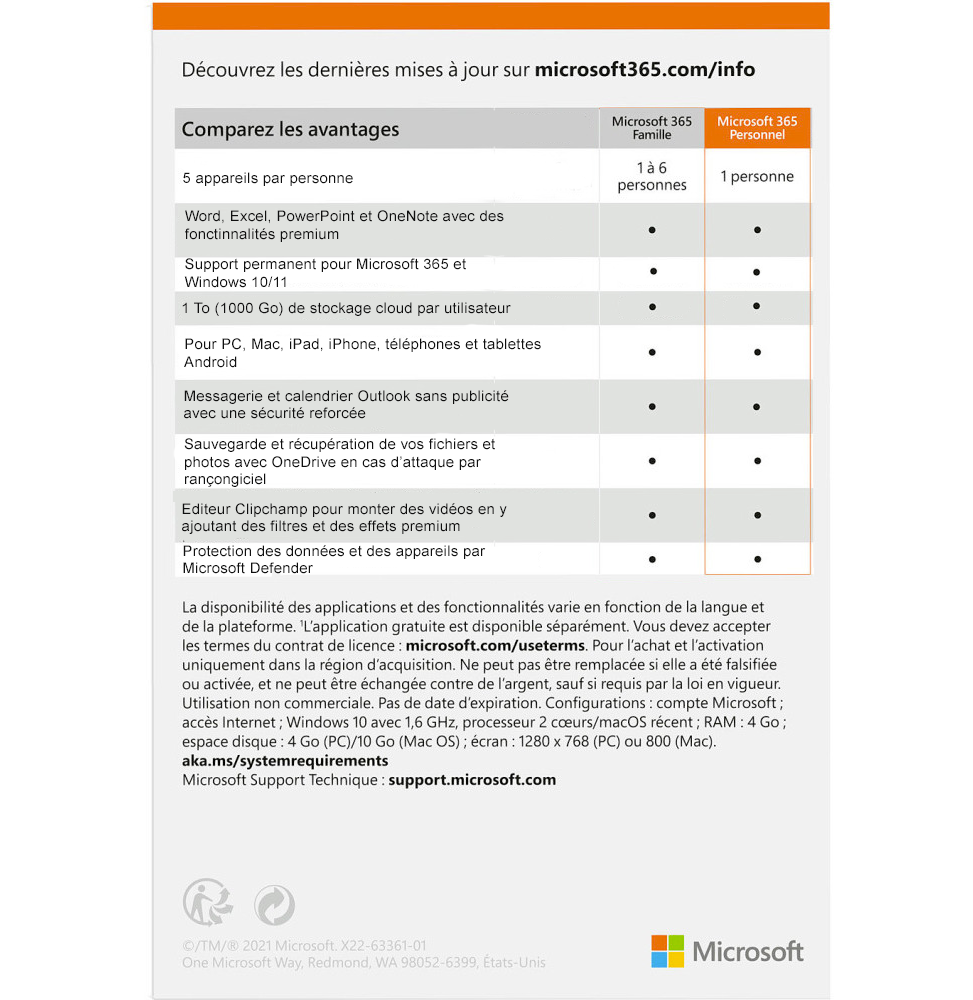 Microsoft 365 : Suite Office avec abonnement pour le Maroc