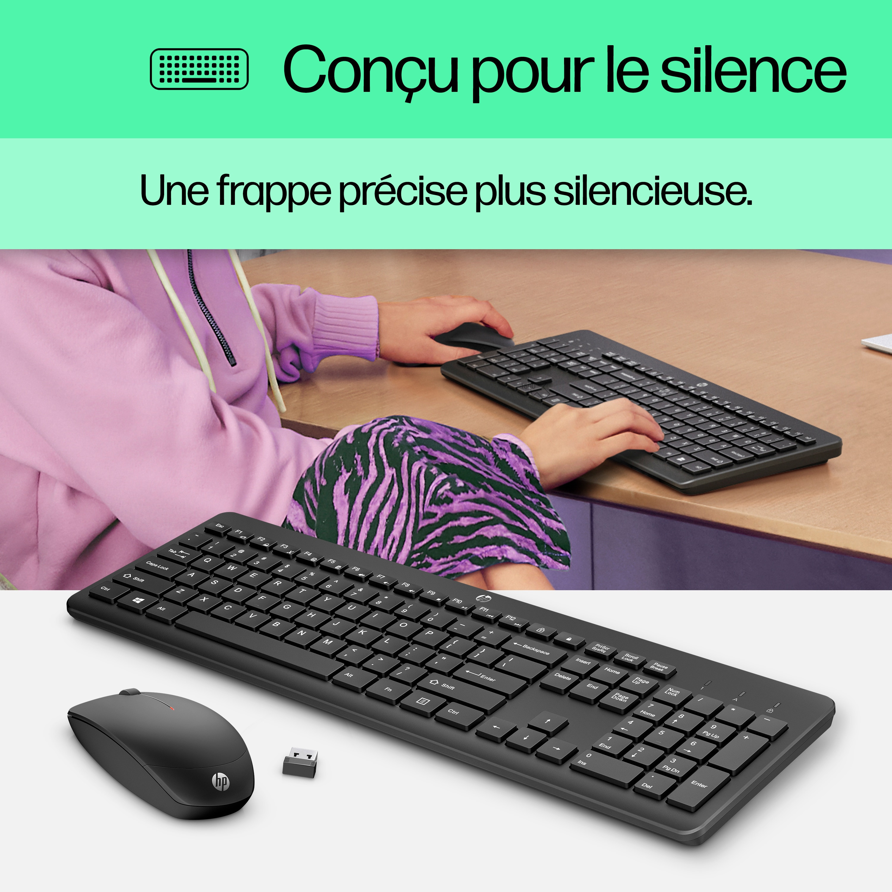 HP Ensemble clavier et souris sans fil 230 Ensemble clavier et souris ...