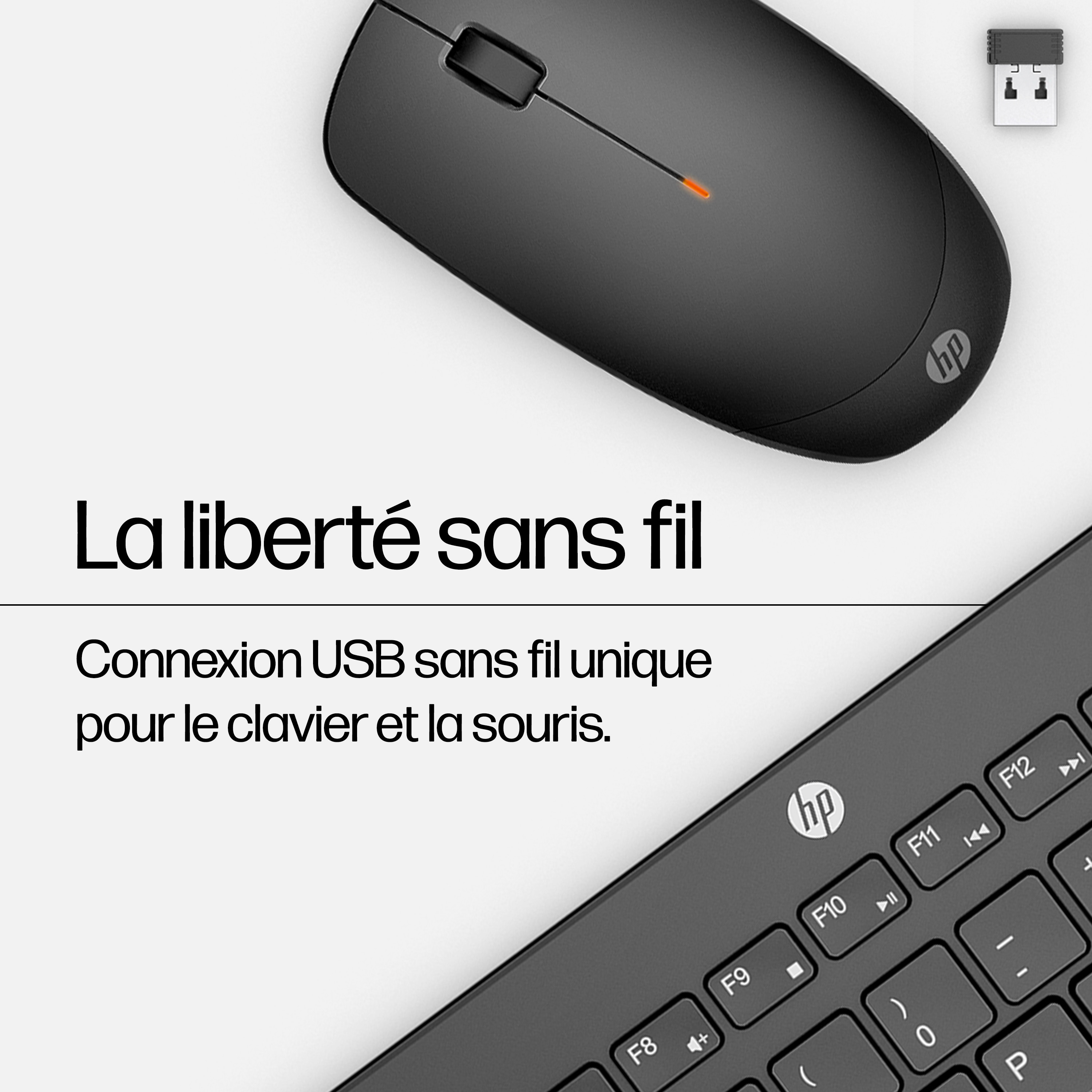 HP Ensemble clavier et souris sans fil 230 Ensemble clavier et souris ...